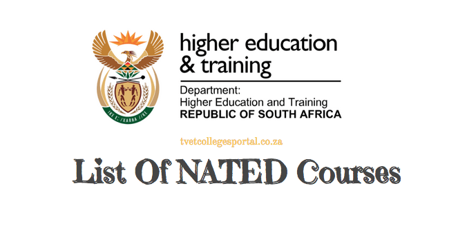 List Of NATED Courses - TVET Colleges