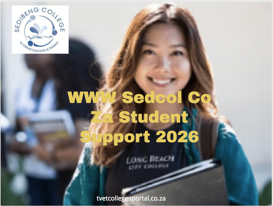 WWW Sedcol Co Za Student Support 2026 - TVET Colleges
