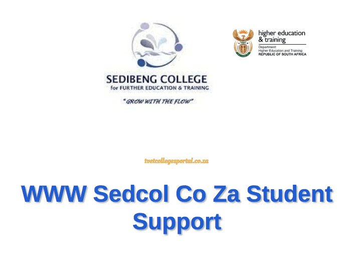 WWW Sedcol Co Za Student Support - TVET Colleges