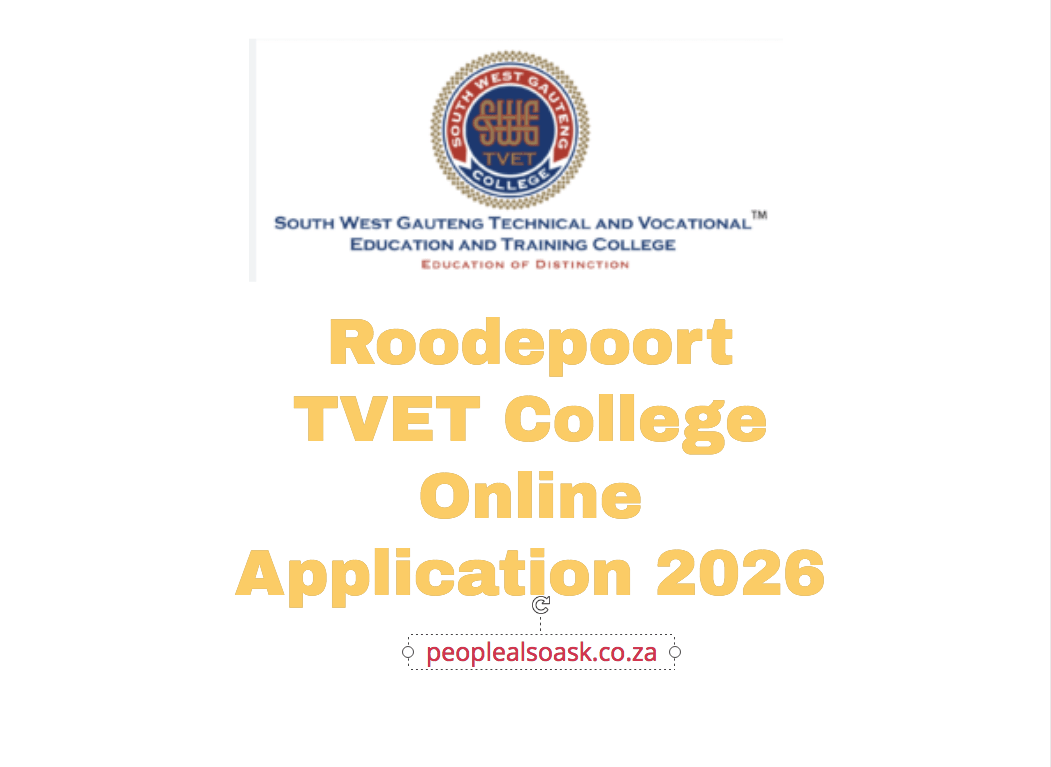 Roodepoort TVET College Online Application 2026 - TVET Colleges