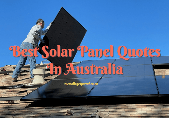 Best Solar Panel Quotes In Australia - TVET Colleges